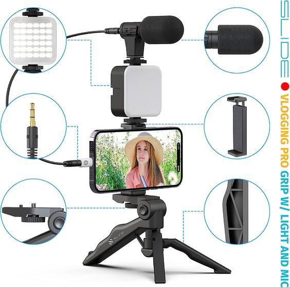 Argallery-Video Making Vlogging Kit With Microphones